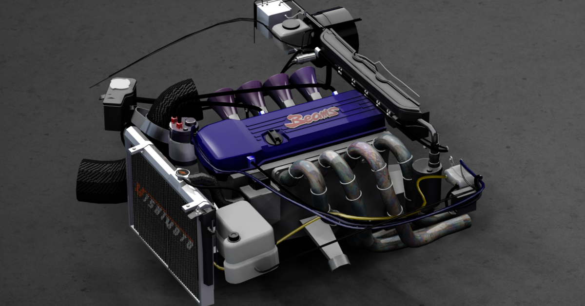 Toyota 3S-GE BEAMS Engine Assetto Corsa ‣ DRiFT MAFIA